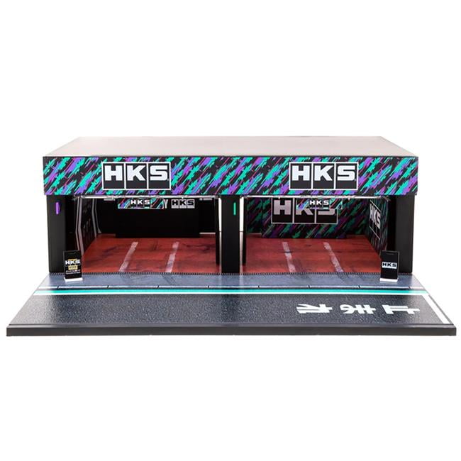 Garage Diorama HKS Display for 1-64 Scale Model Car - Walmart.com