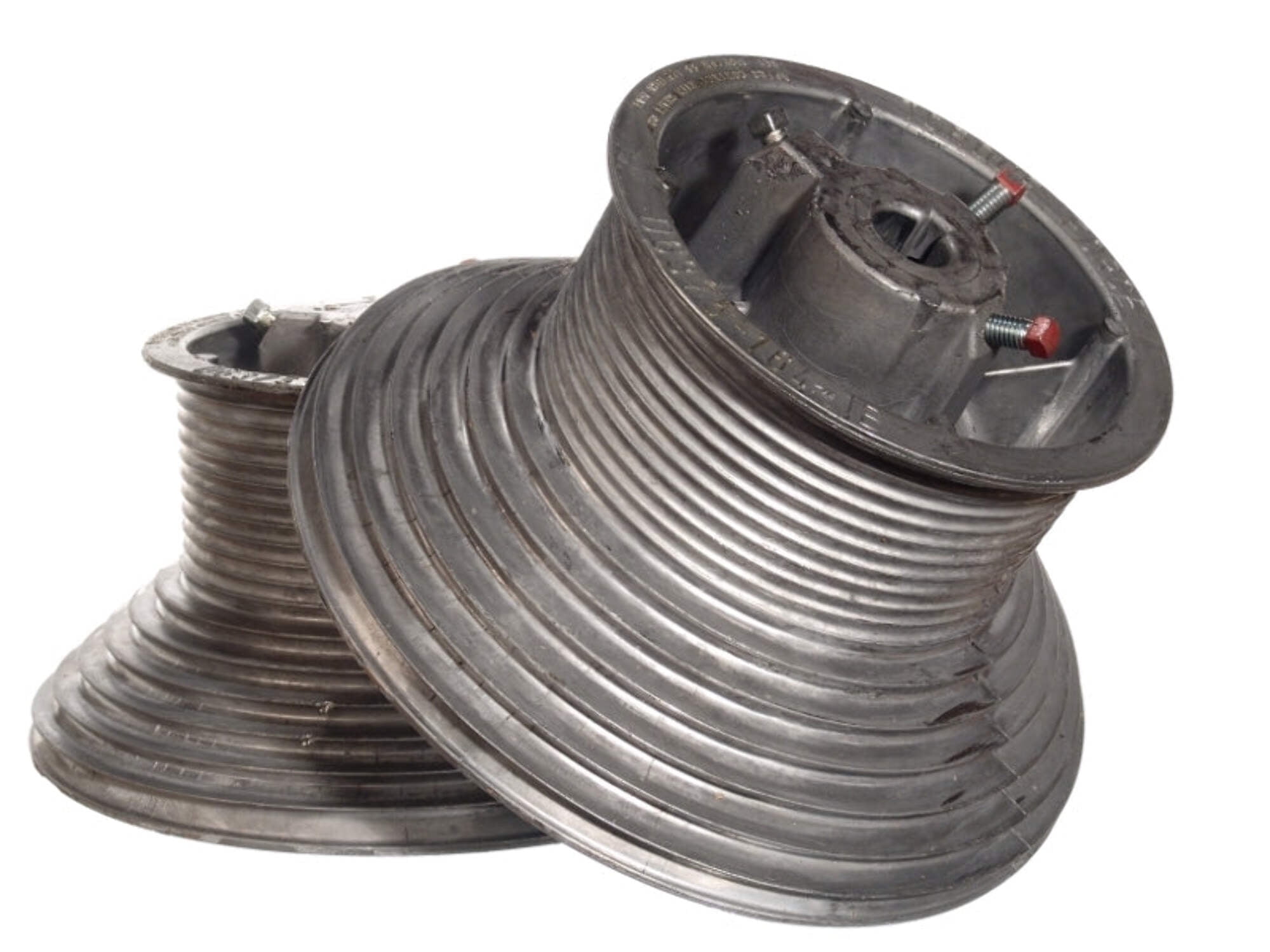 Garage Door 164" Hi-Lift Cable Drums 1" Bore (1 Pair- Left and Right ...