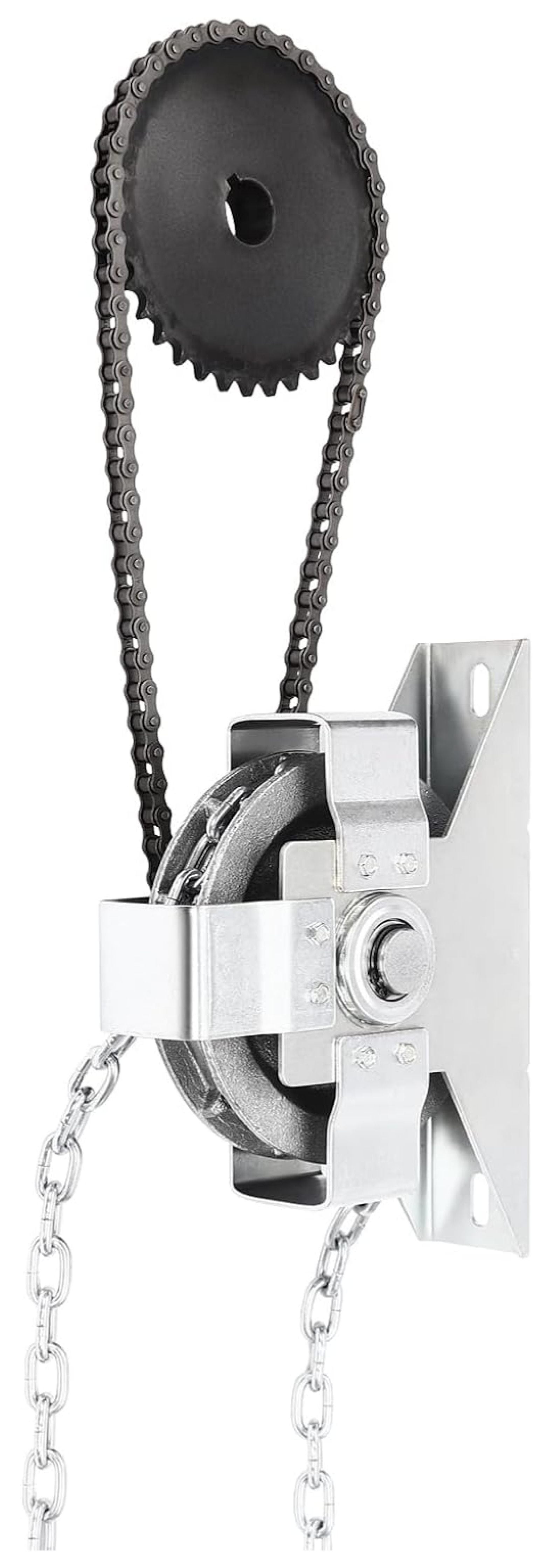 Garage Door Chain Hoist 3:1 Jackshaft Opener - 330LBS Capacity, Hand ...