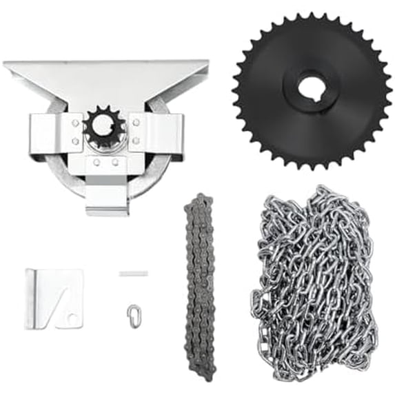 Garage Door Chain Hoist, 3:1 Reduced Drive Heavy Duty Jackshaft Garage ...