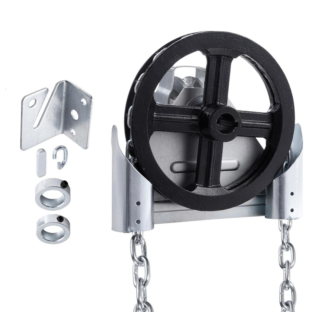 Garage Door Chain Hoist Opener - Wall Mounted Chain Drive with Enclosed ...