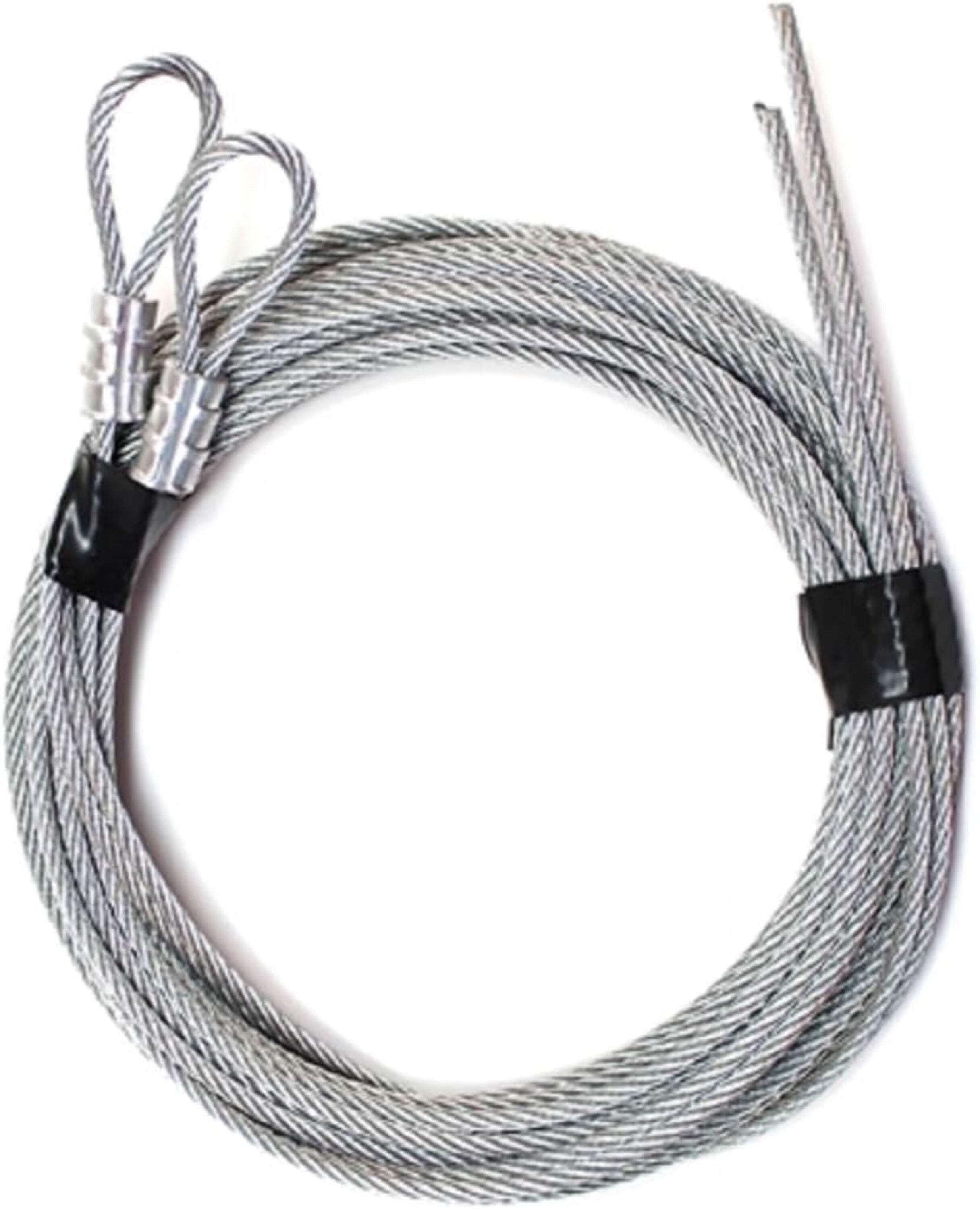 Garage Door Extension Spring Cable Wire - Home Safety Cable 7 or 8 Feet ...