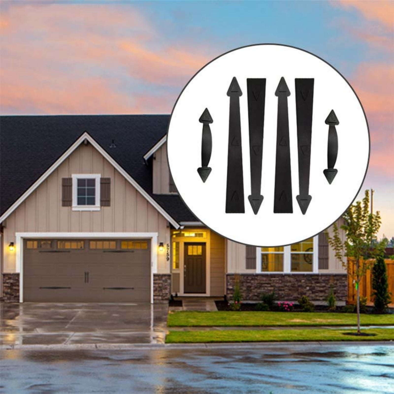 Garage Door Handle, Magnetic Handle, Decorative Garage Handle, Hardware ...