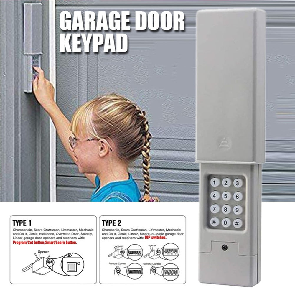 Garage Door Keypad Wireless Keyless Entry Keypad Compatible Liftmaster ...