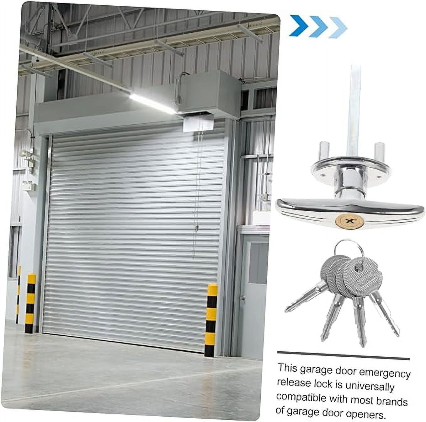 Garage Door Lock 1 Set, Flap Door Lock Metal Accessories Barn Door T ...