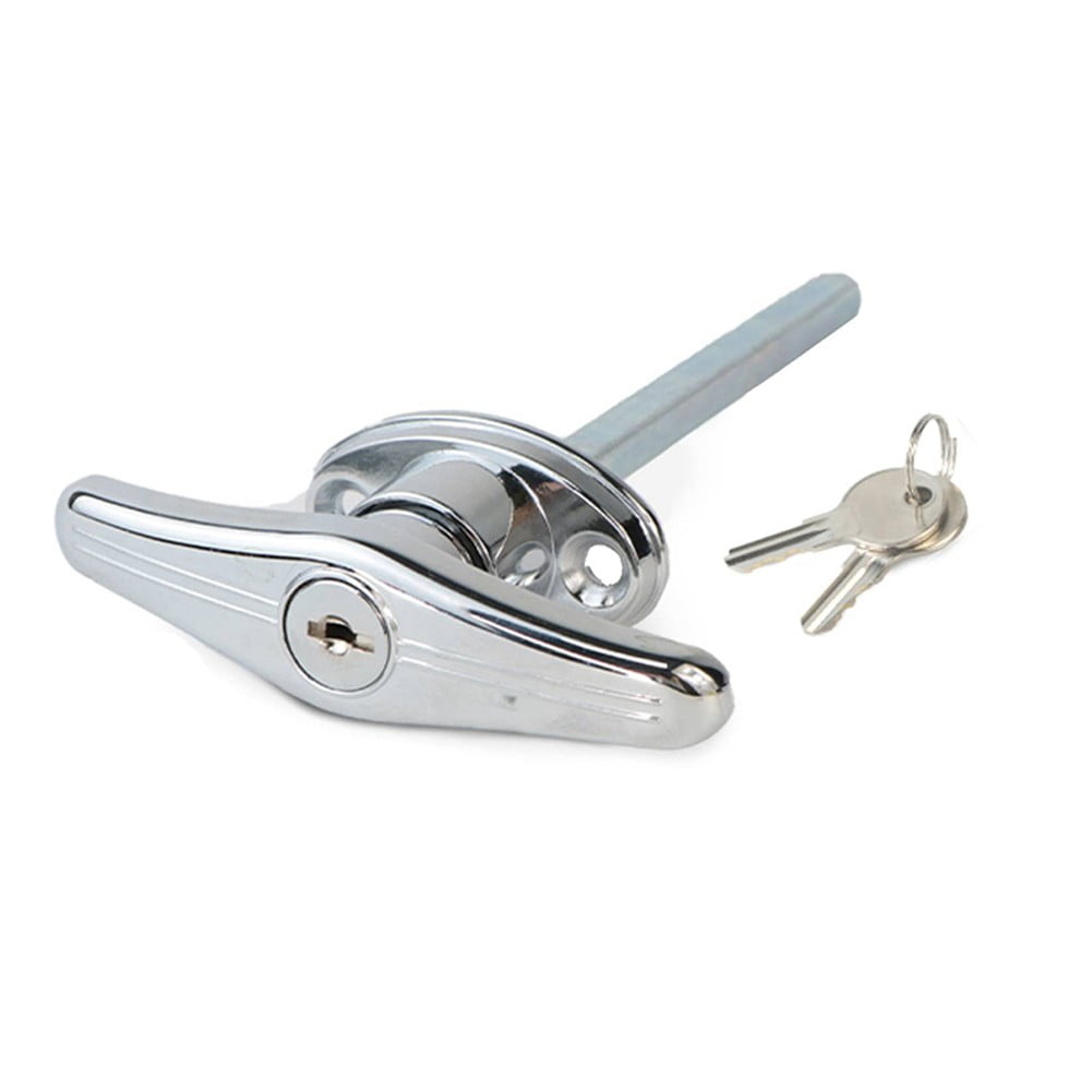 Garage Door Lock T-handle Lock Alloy Connecting Rod Chassis T-handle ...