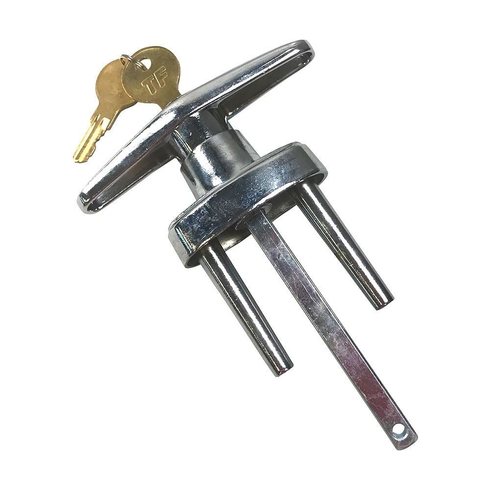 Garage Door Locking T Handle w/2 Keys - Walmart.com