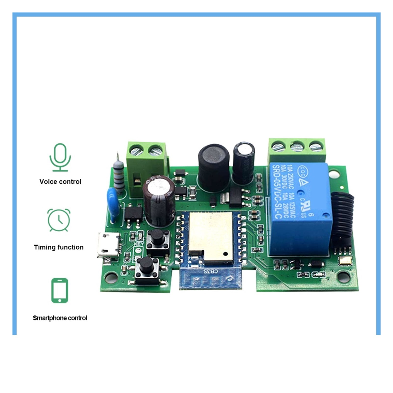 Garage Door Opener Controller Smart Switch On Off Relay Module Gate ...