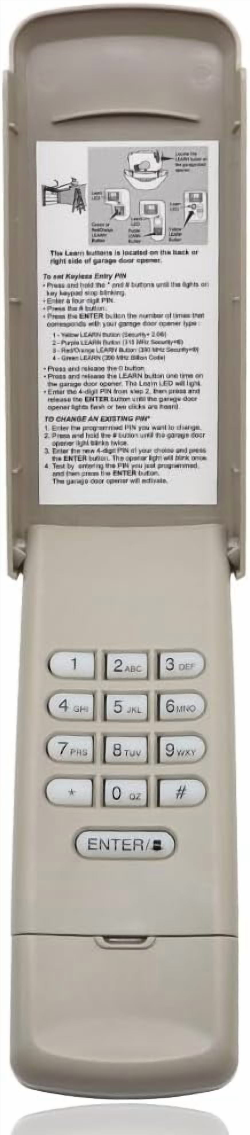 Garage Door Opener Keypad Compatible with /Chamberlain/Craftsman ...