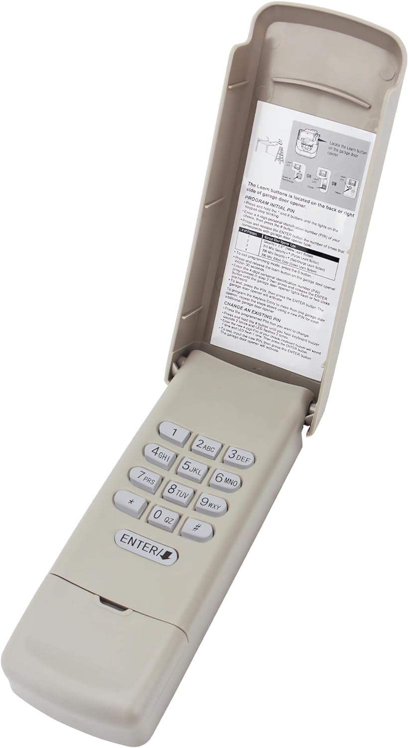 Garage Door Opener Keypad for Craftsman Openers with Learn Button ...