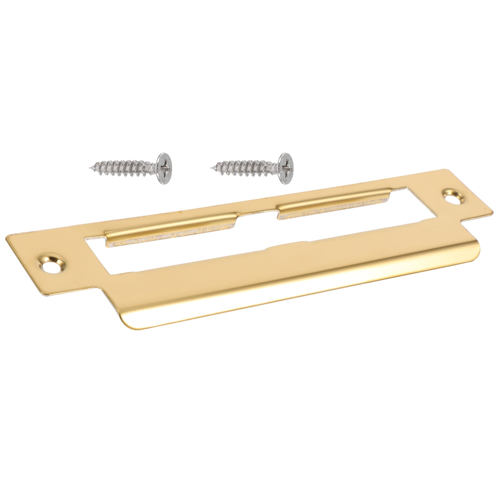 Garage Door Reinforcement Kick Plate Stainless Lock Guide Strike Hole ...