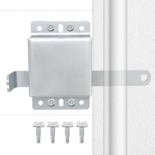 Garage Door Side Lock, Galvanized Steel Inside Deadlock for Vertical ...