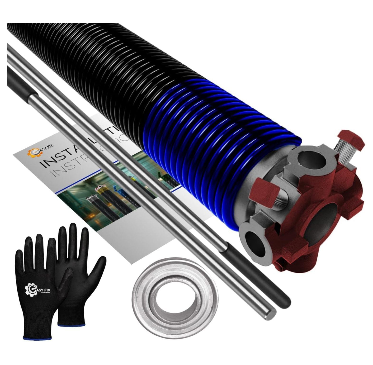 Garage Door Torsion 262x2x36 Replacement for Left Side of Garage Door ...