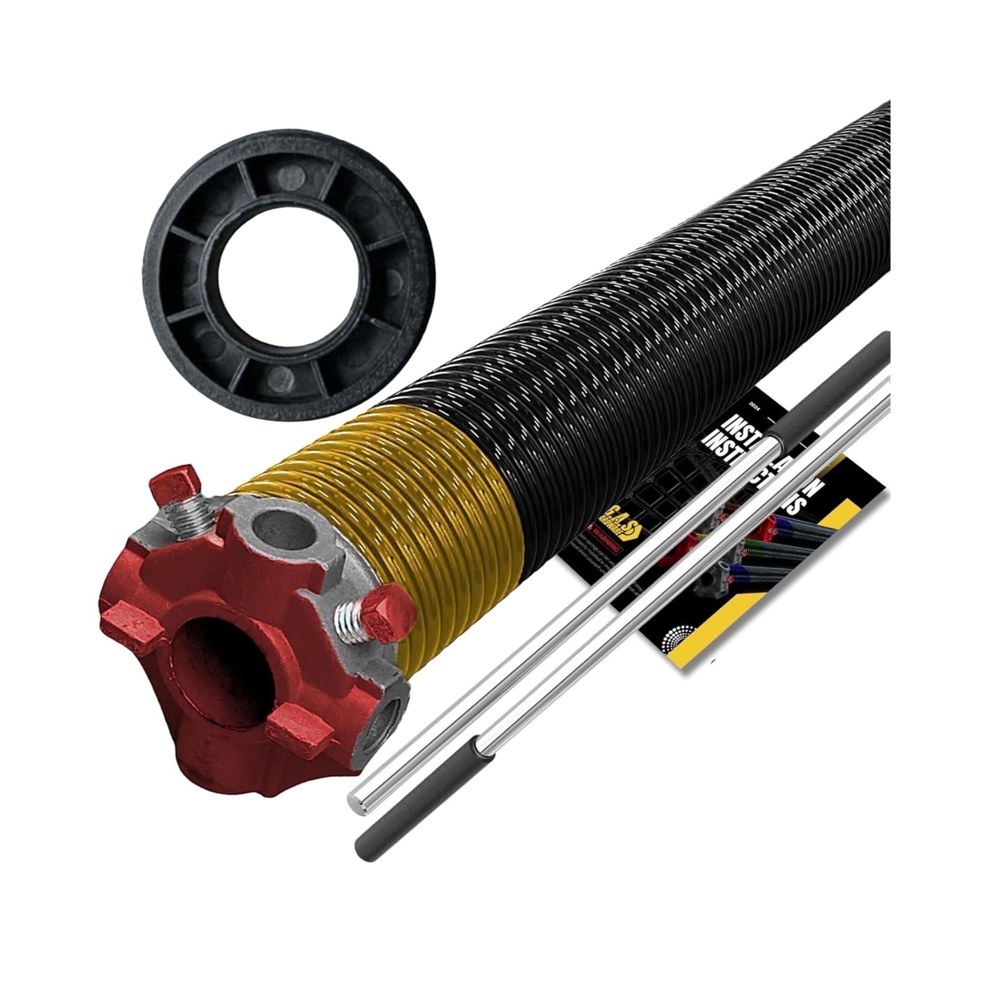 Garage Door Torsion Spring 250 x 2 x 26 Red Cone for Left Side of ...