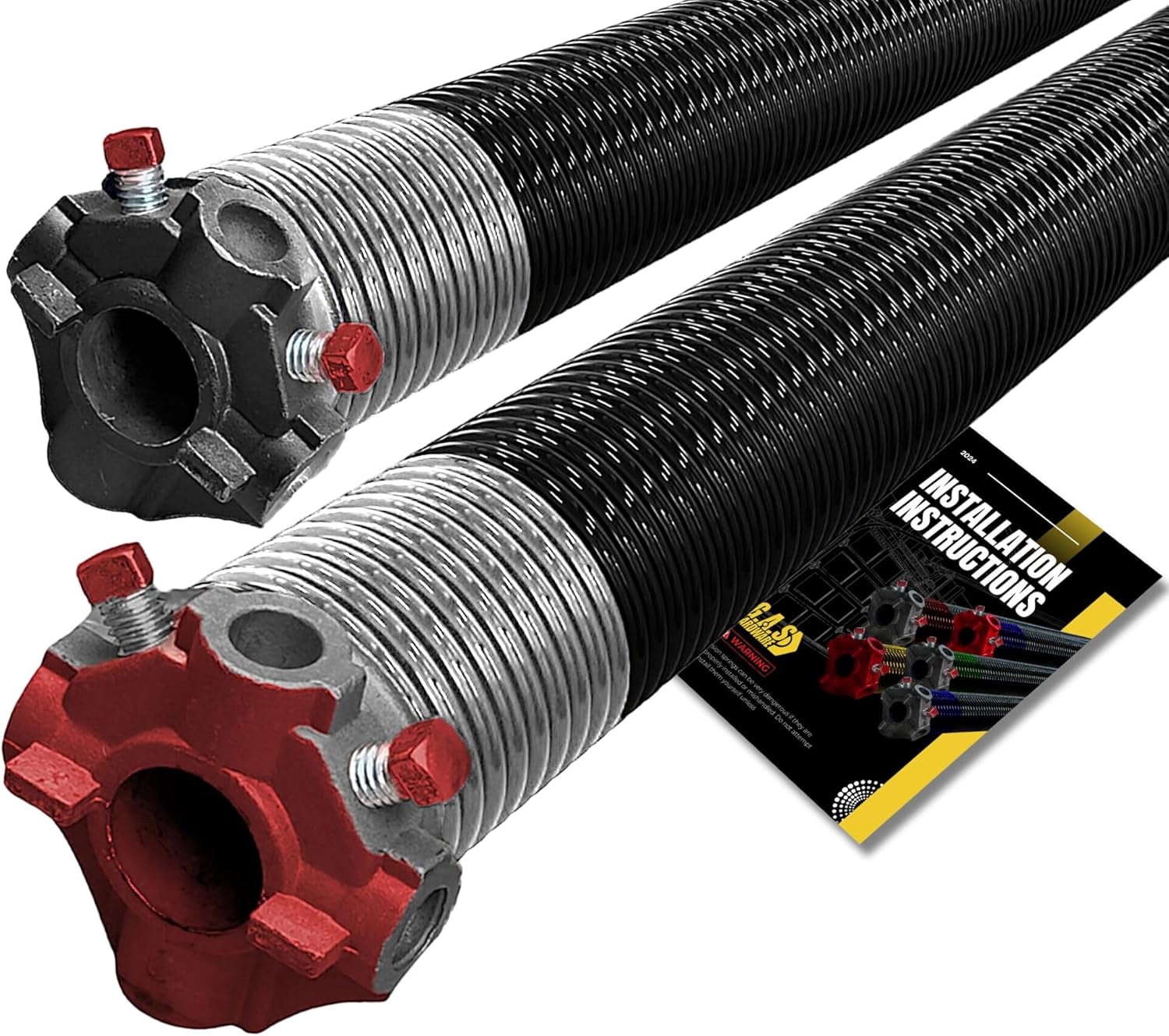 Garage Door Torsion Spring 295x2x49 | Fix and Replace Springs for 7-8 ...