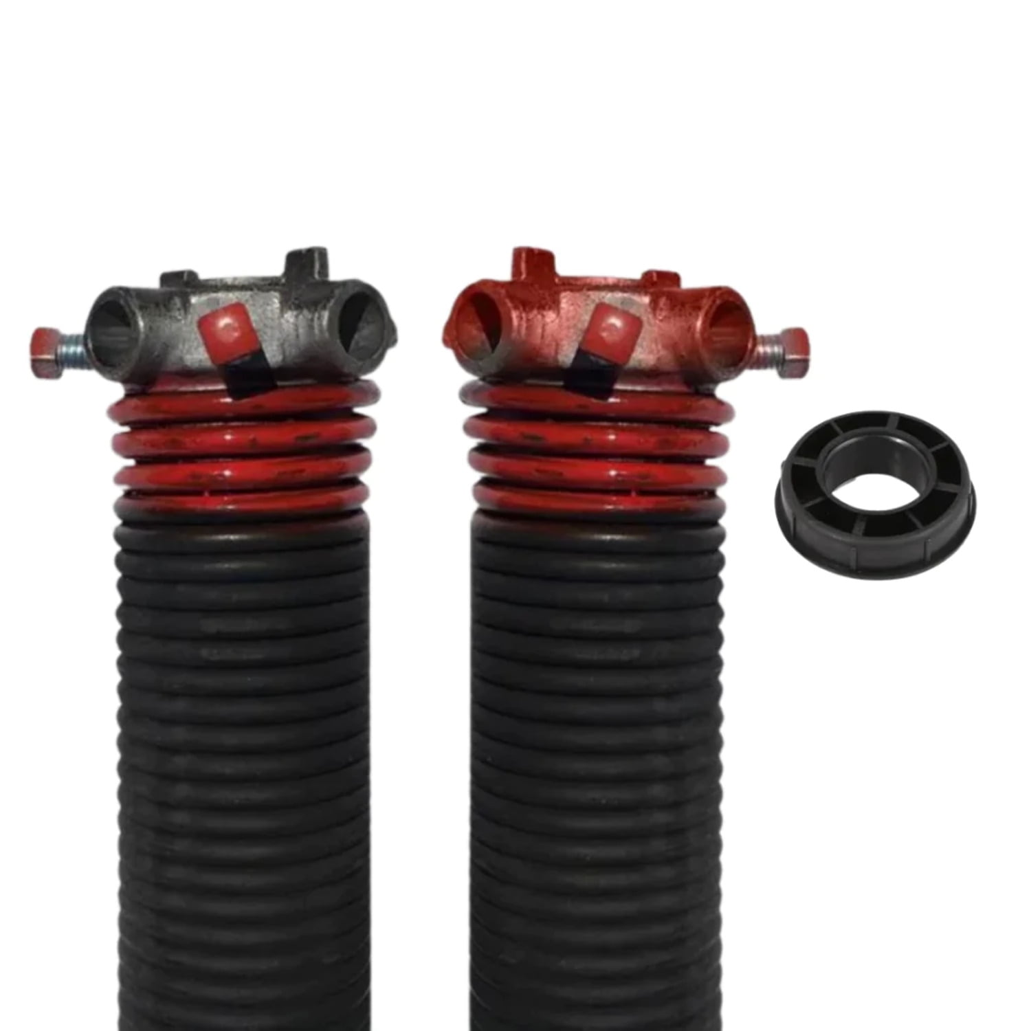 Garage Door Torsion Springs (225x2x27) - Pair | 1 Nylon Bushing | Left ...
