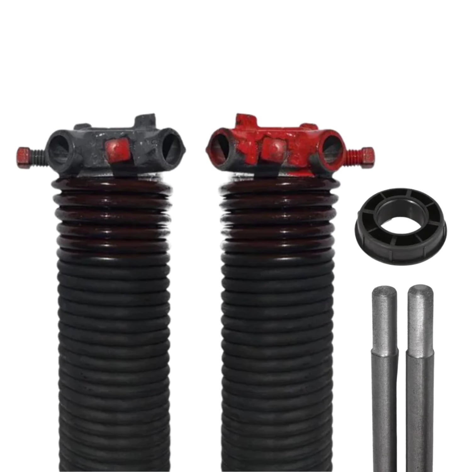 Garage Door Torsion Springs (234 x 1.75 x 29) - Pair | 1 Nylon Bushing ...