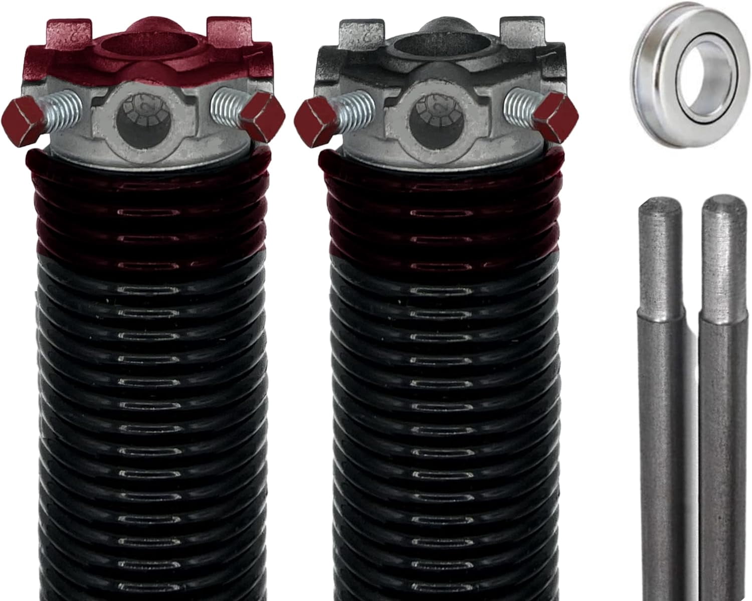 Garage Door Torsion Springs (234 x 1.75 x 35) | 1" Steel Bearing ...