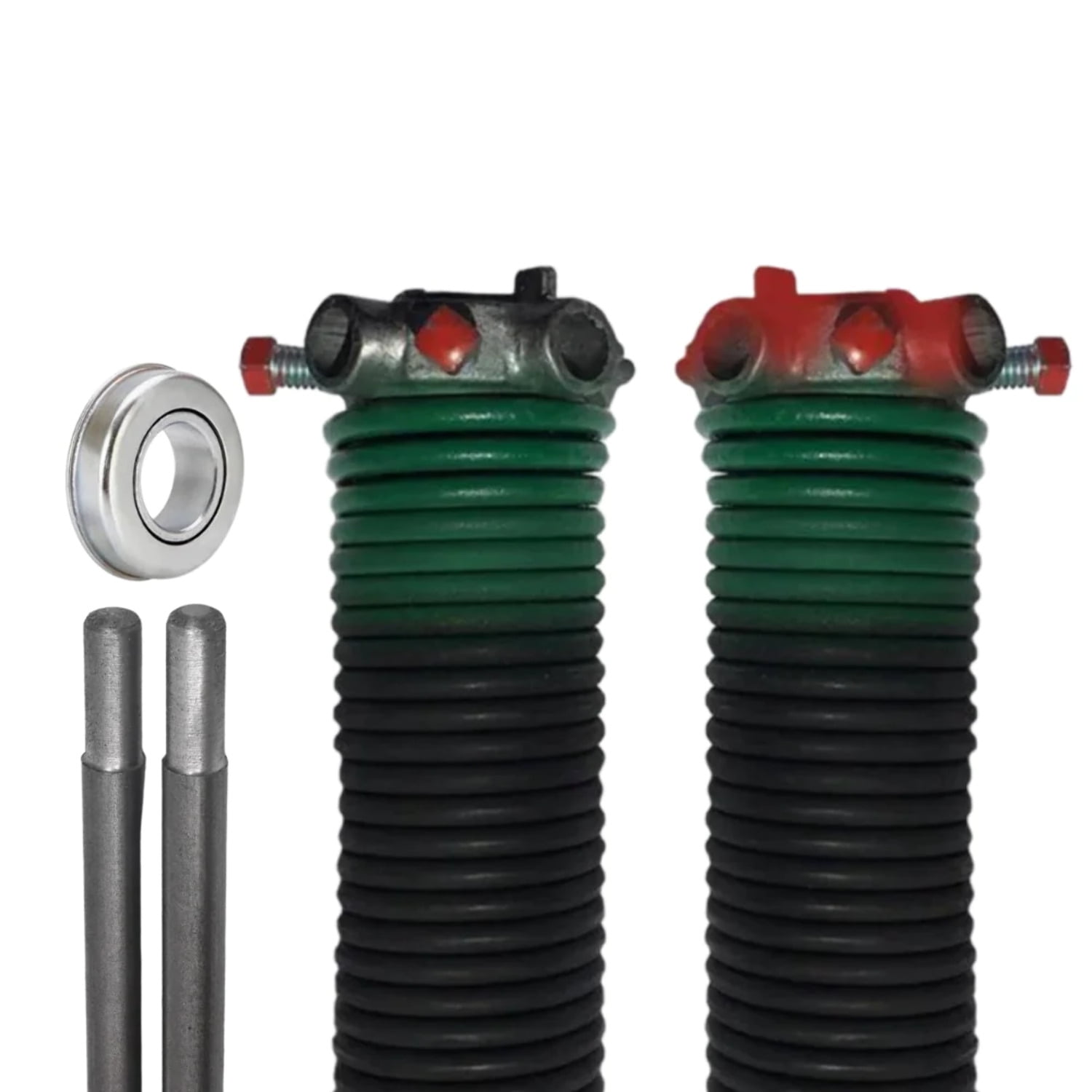 Garage Door Torsion Springs (243 x 1.75 x 33) - Pair | 1 Steel Bearing ...