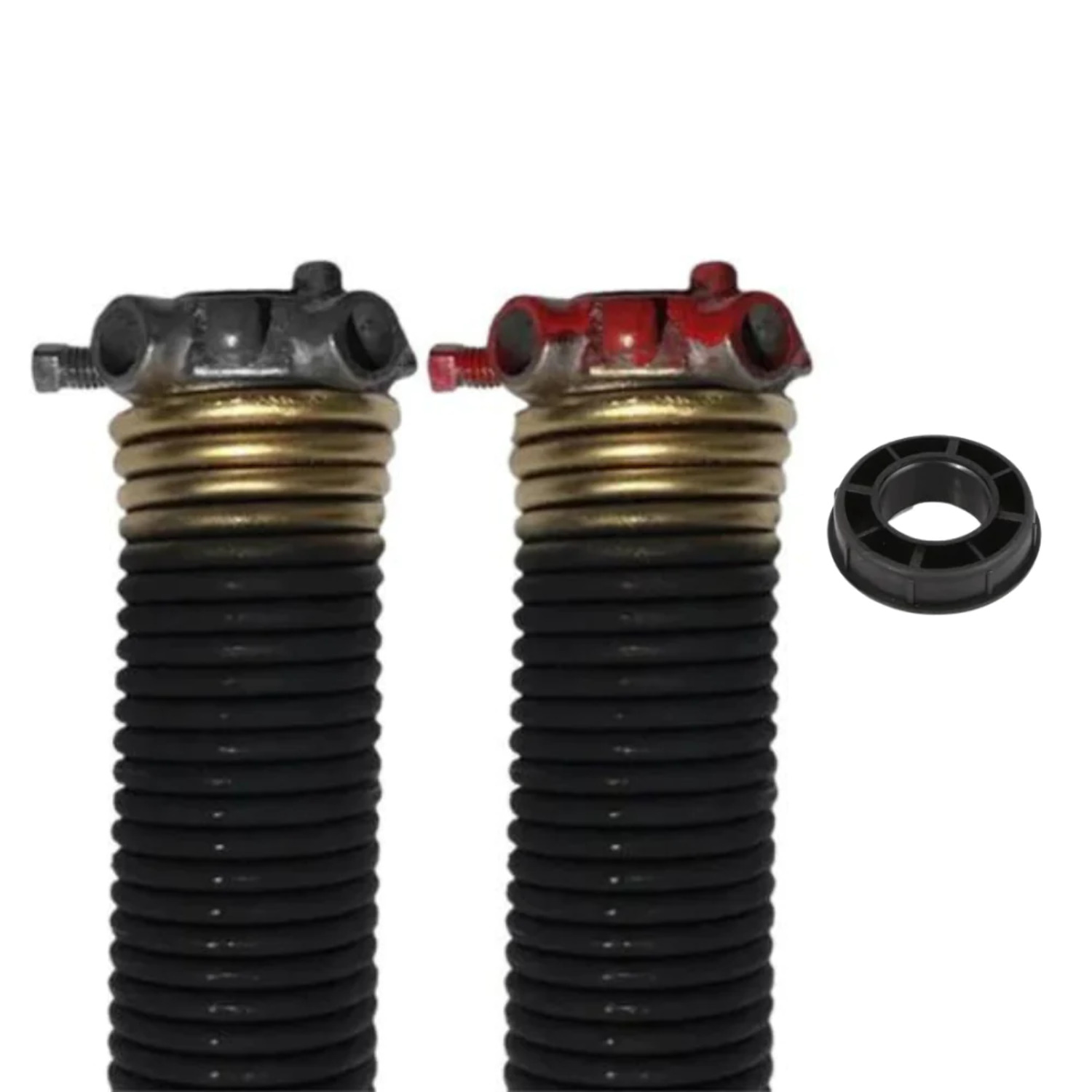 Garage Door Torsion Springs (250 x 2 x 30) - Pair | 1 Nylon Bushing ...