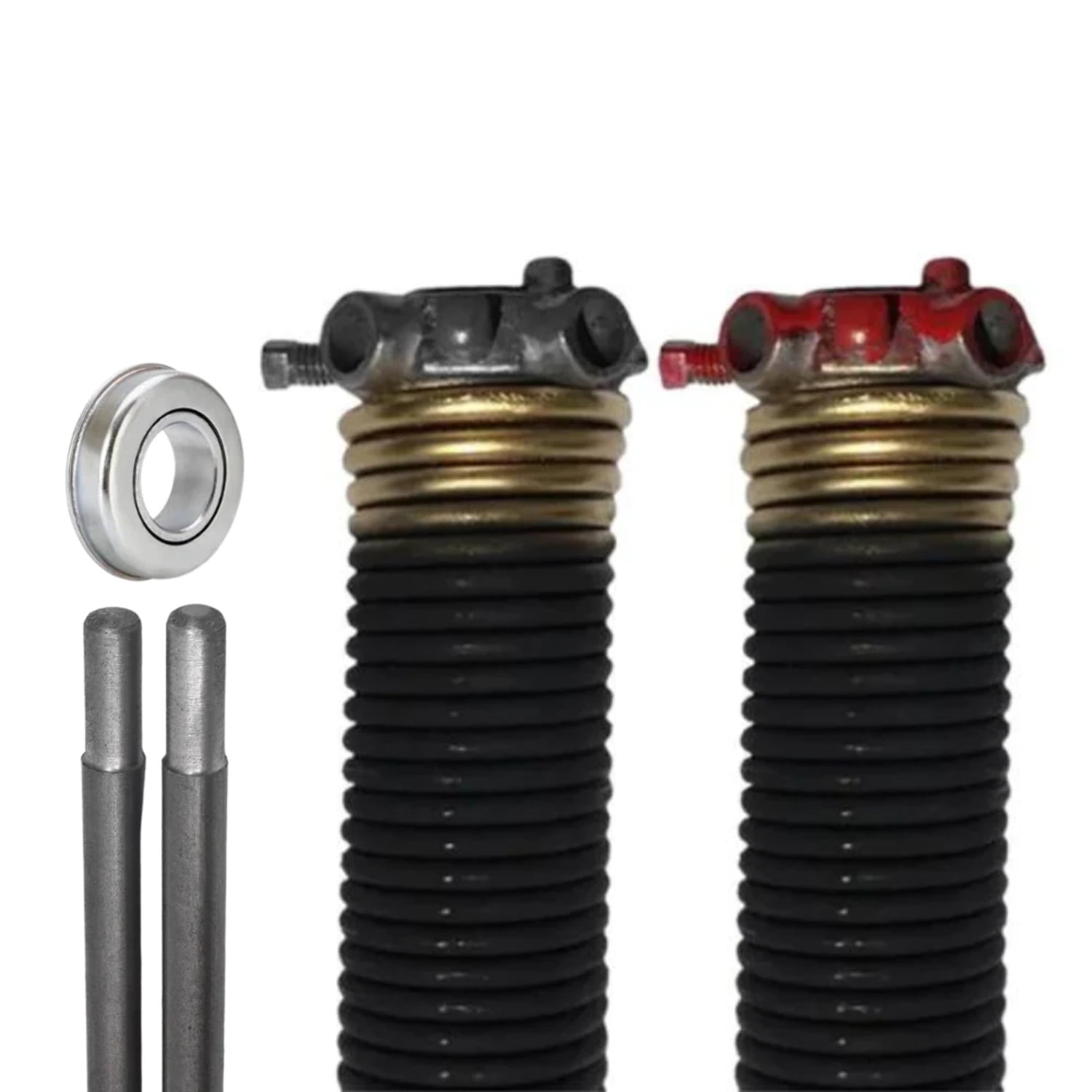 Garage Door Torsion Springs (250 x 2 x 30) - Pair | 1 Steel Bearing ...