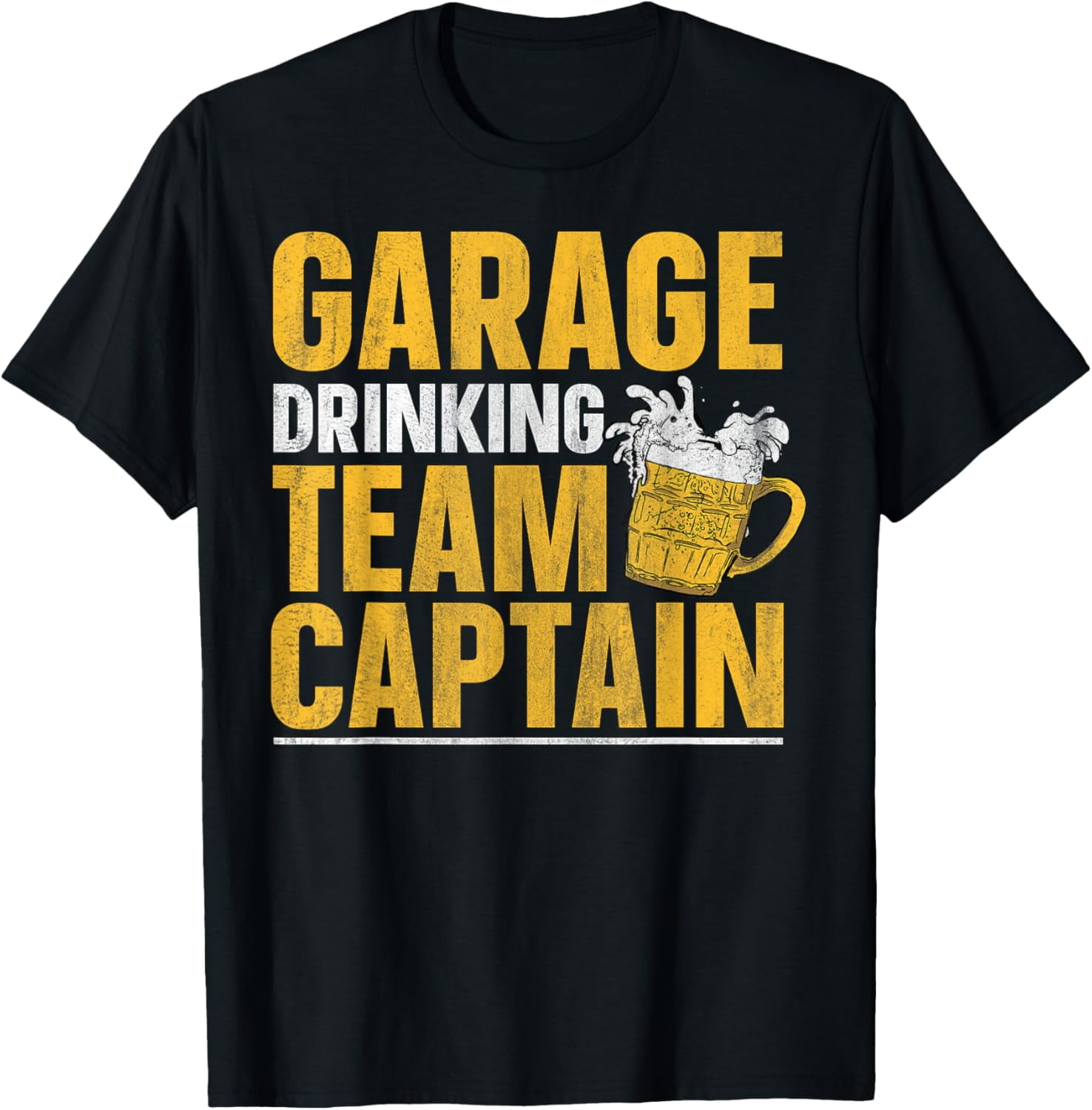 Garage Drinking Team Captain T-Shirt - Walmart.com