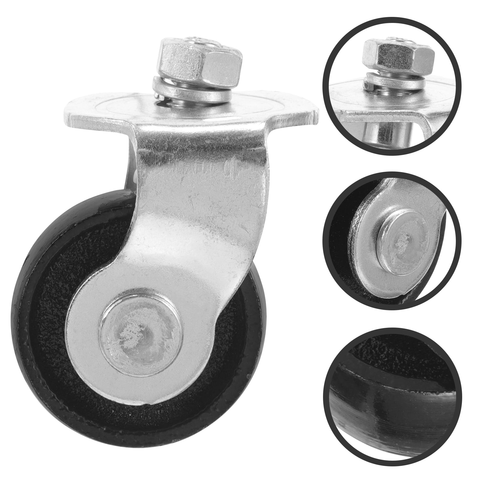 Toyandona trolley jack castor assorted color round caster wheels 1Pcs - Walmart.com