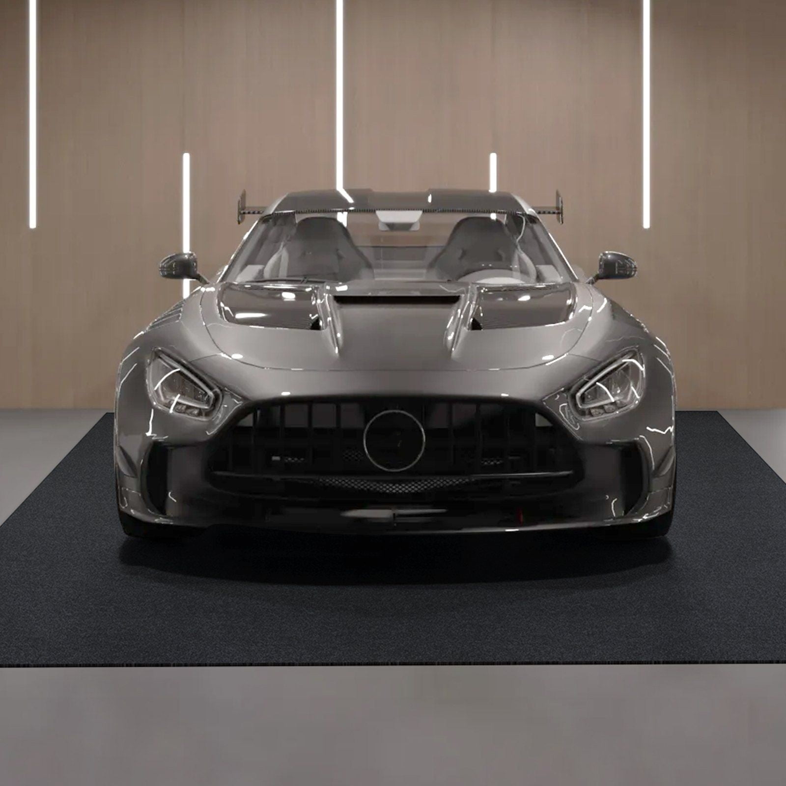 Garage Floor Mat Waterproof, 6.6'x8.5' Car Mat, Heavy Duty Non-Slip ...