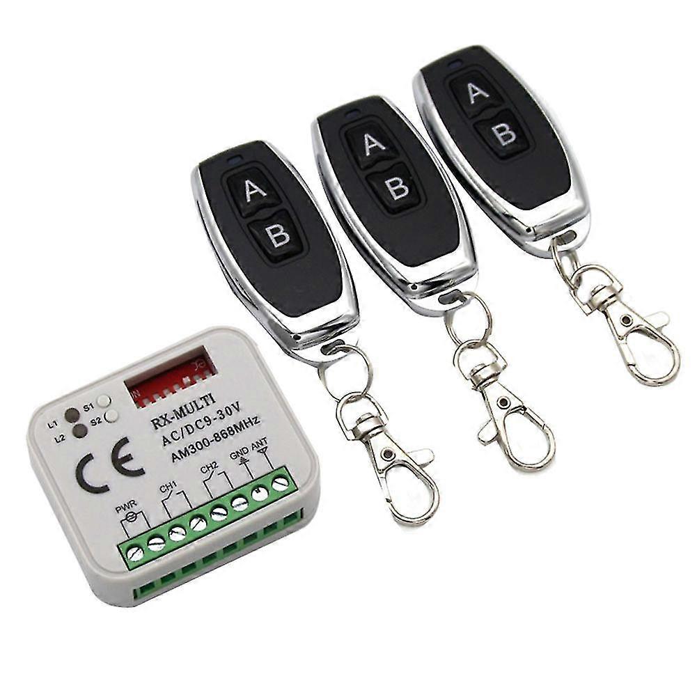 Garage Gate Remote Receiver 433 868mhz Rx Multi 300-900mhz Ac/dc 9-30v ...