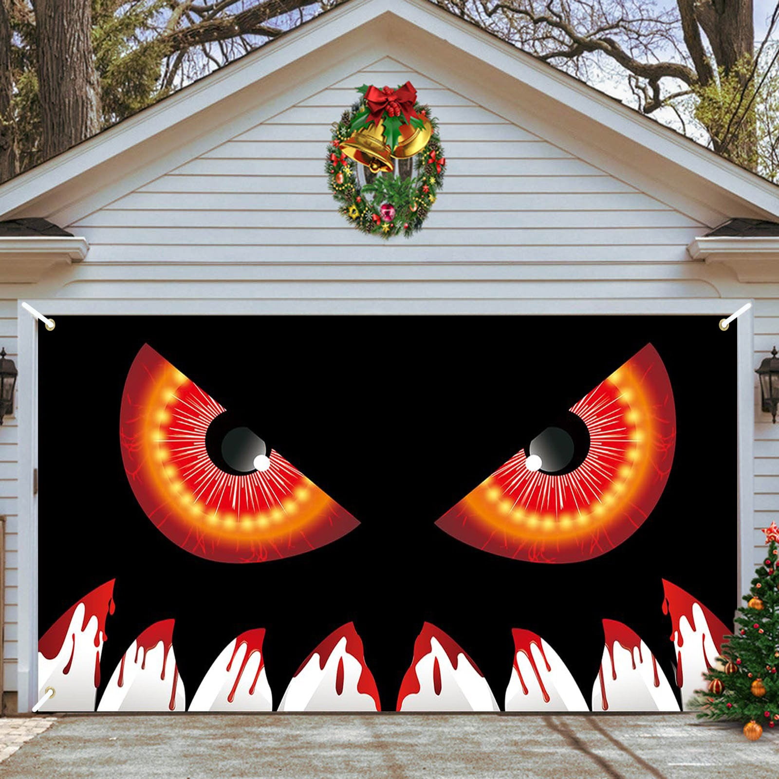 Garage : Halloween Themed Banner With Haunting Graphics Perfect For Car ...