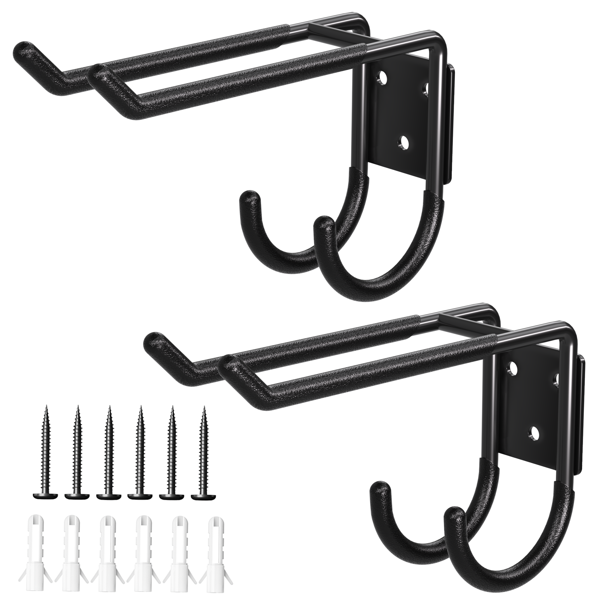 2 Jumbo 9" Bicycle Hook Bike Storage Cycling Wall Ceiling Hanger Mount ...