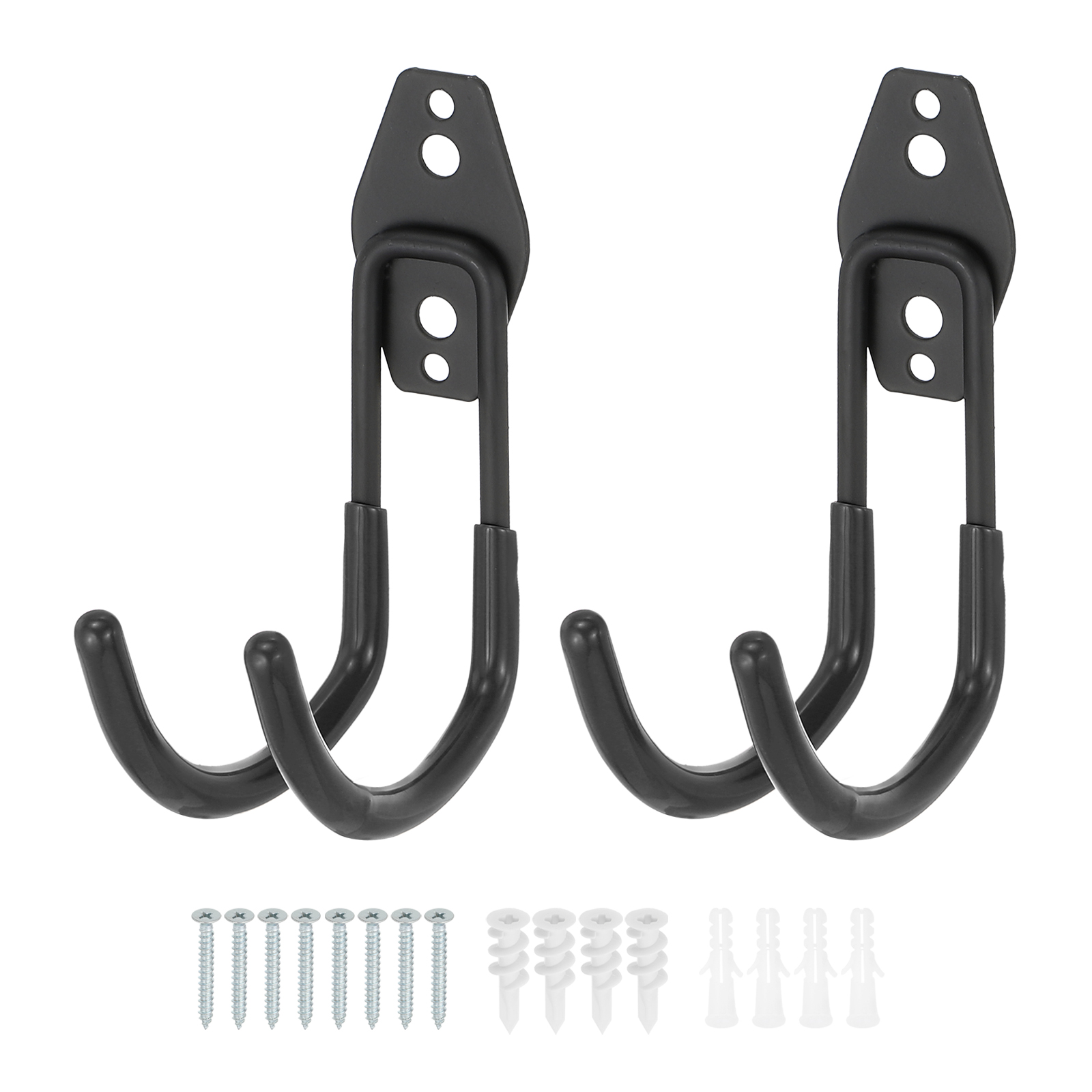 Garage Hooks Heavy Duty, 2Pcs Utility Storage Hooks Wall Mount Hanger ...