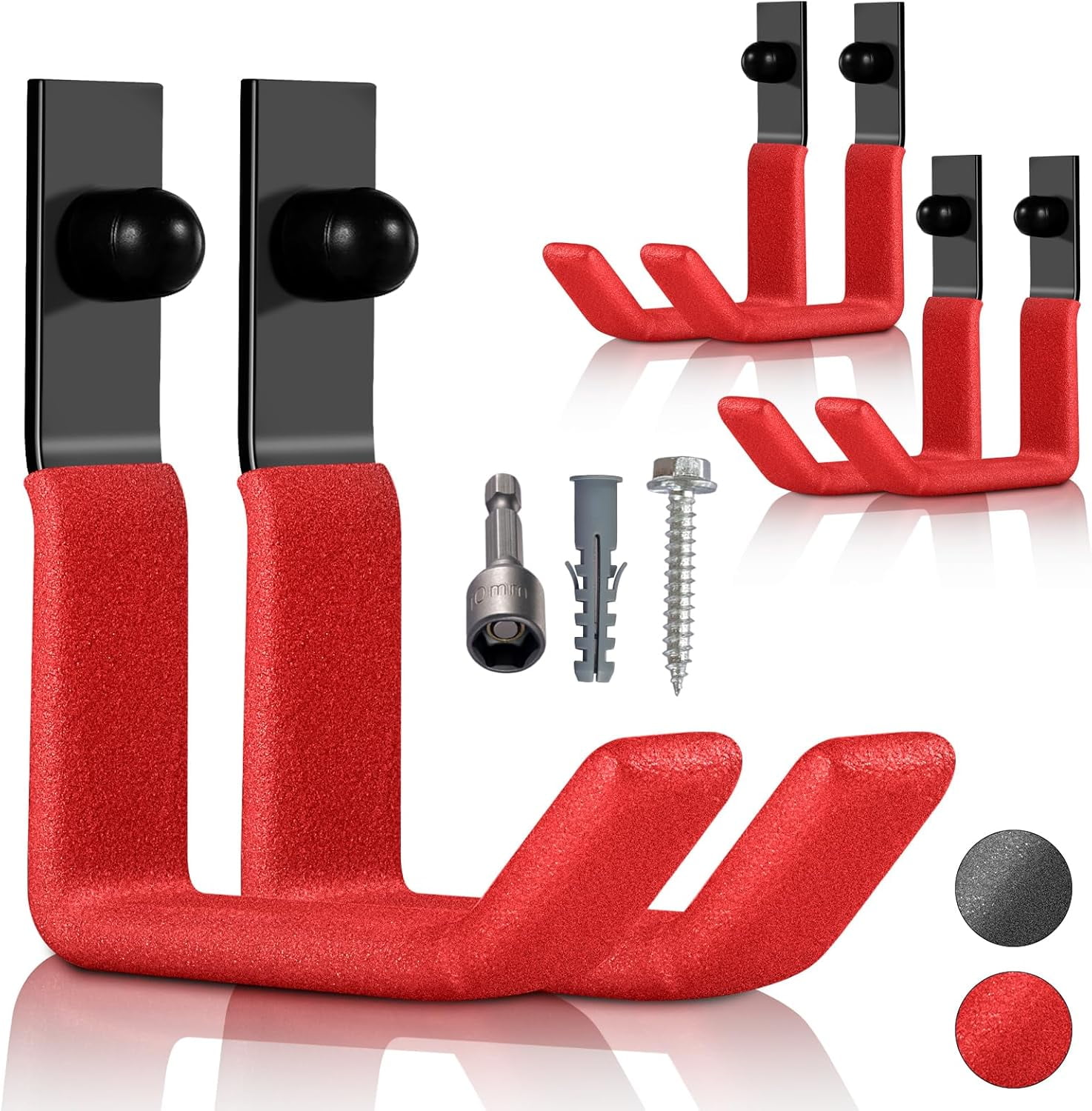 Garage Hooks Heavy Duty Wall Hooks, Ladder Hooks for Garage Wall Hooks ...