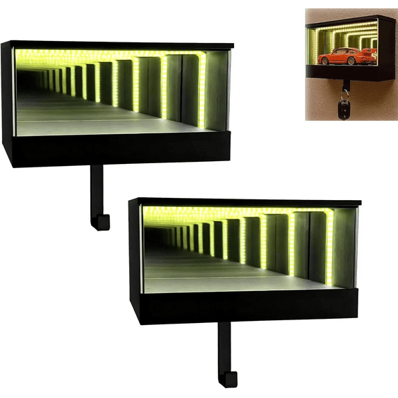 Garage Keychains, Car Key Storage Shelf, Luminous Garage Key Pendant ...