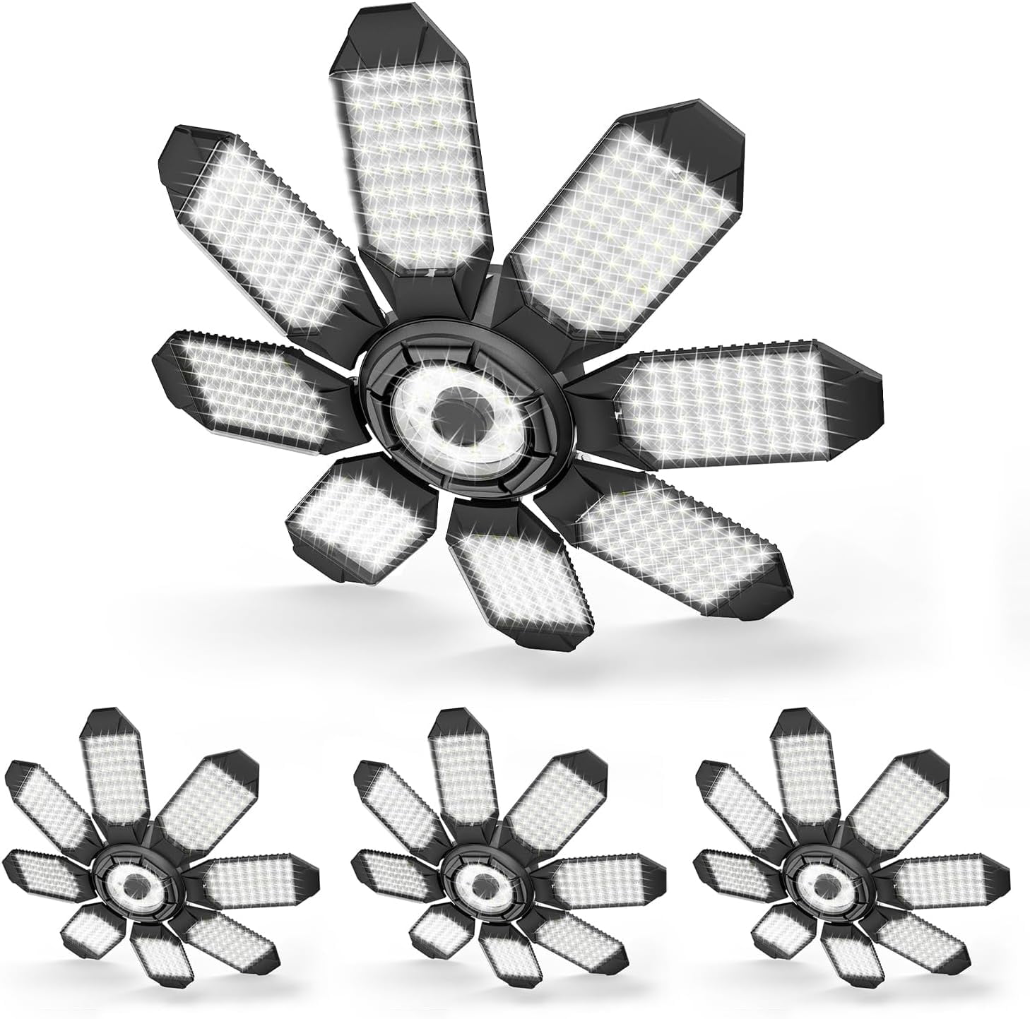 Garage Lighting - 80000LM Super Bright 6500K Garage Lights Ceiling Led ...