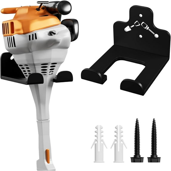 Garage Organization Storage Trimmer Rack, Garden Power Tool Hanger for ...