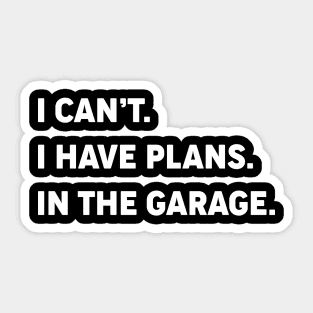 Garage Plans Sticker Phone Decal Water Bottle Stickers Car Decals ...