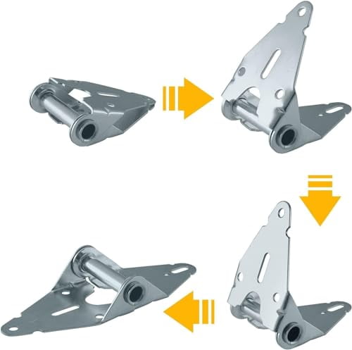 Garage Premium Gauge Steel Replacement Hinge for Garage Doors | Garage ...