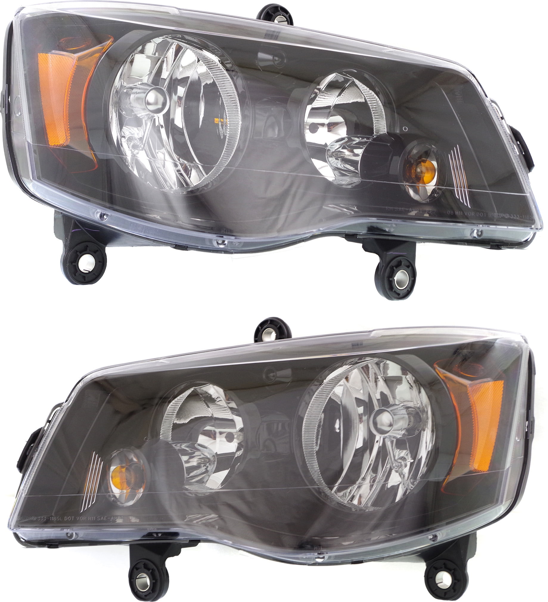 Garage-Pro Driver and Passenger Side Headlight for Dodge Grand Caravan ...