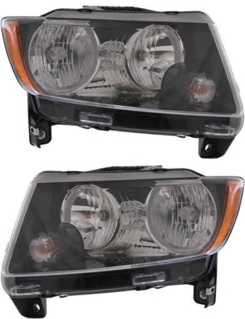 Garage-Pro Driver and Passenger Side Headlight for Jeep Compass 2013 ...