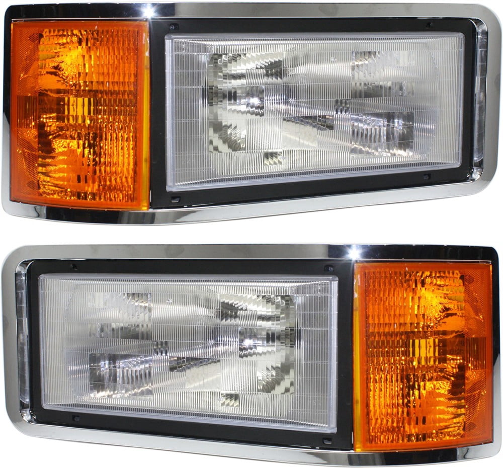 Garage-Pro Driver and Passenger Side Headlight for Mack CH CH600 CH600K ...