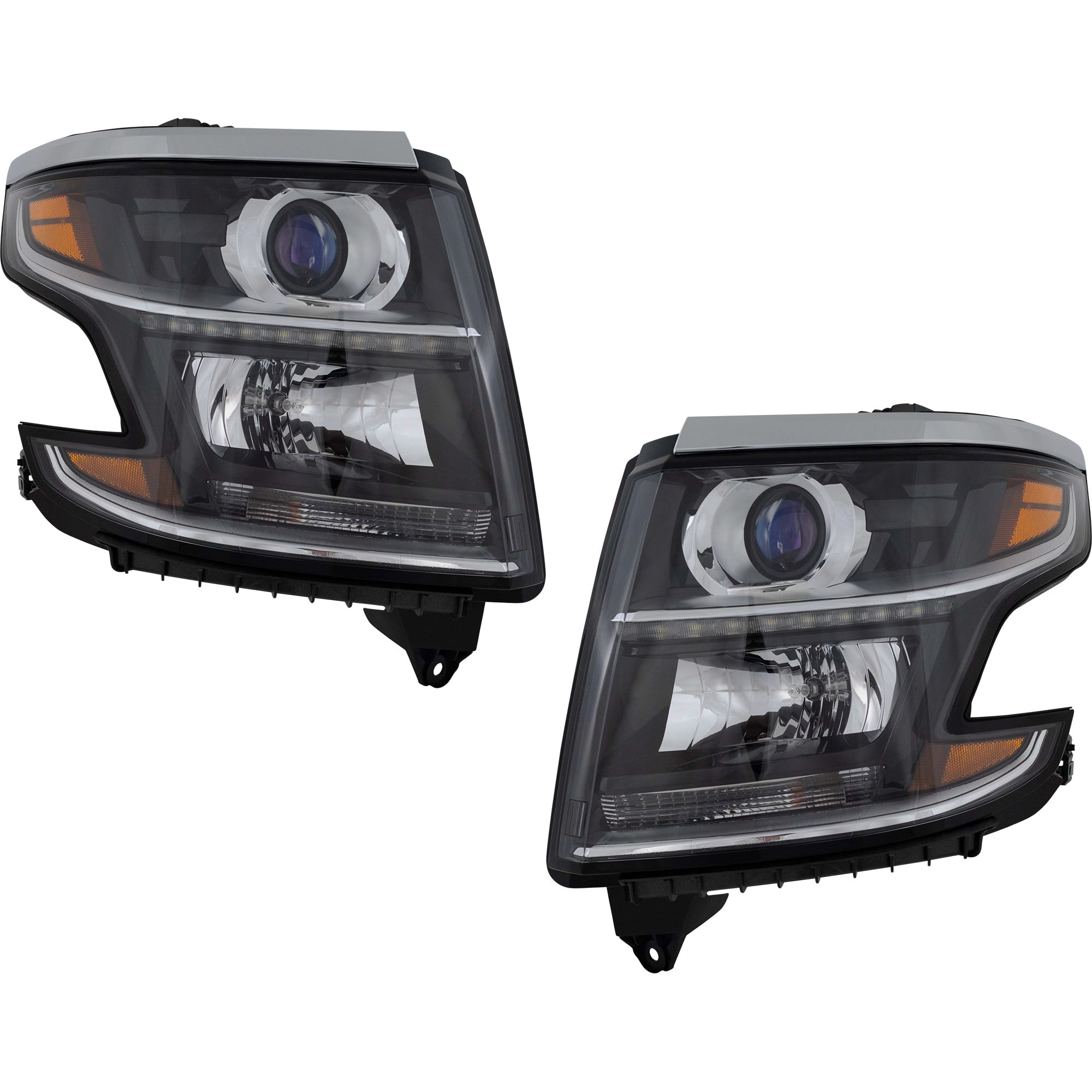 Garage-Pro Driver and Passenger Side Headlight for Chevrolet Tahoe 2015 ...