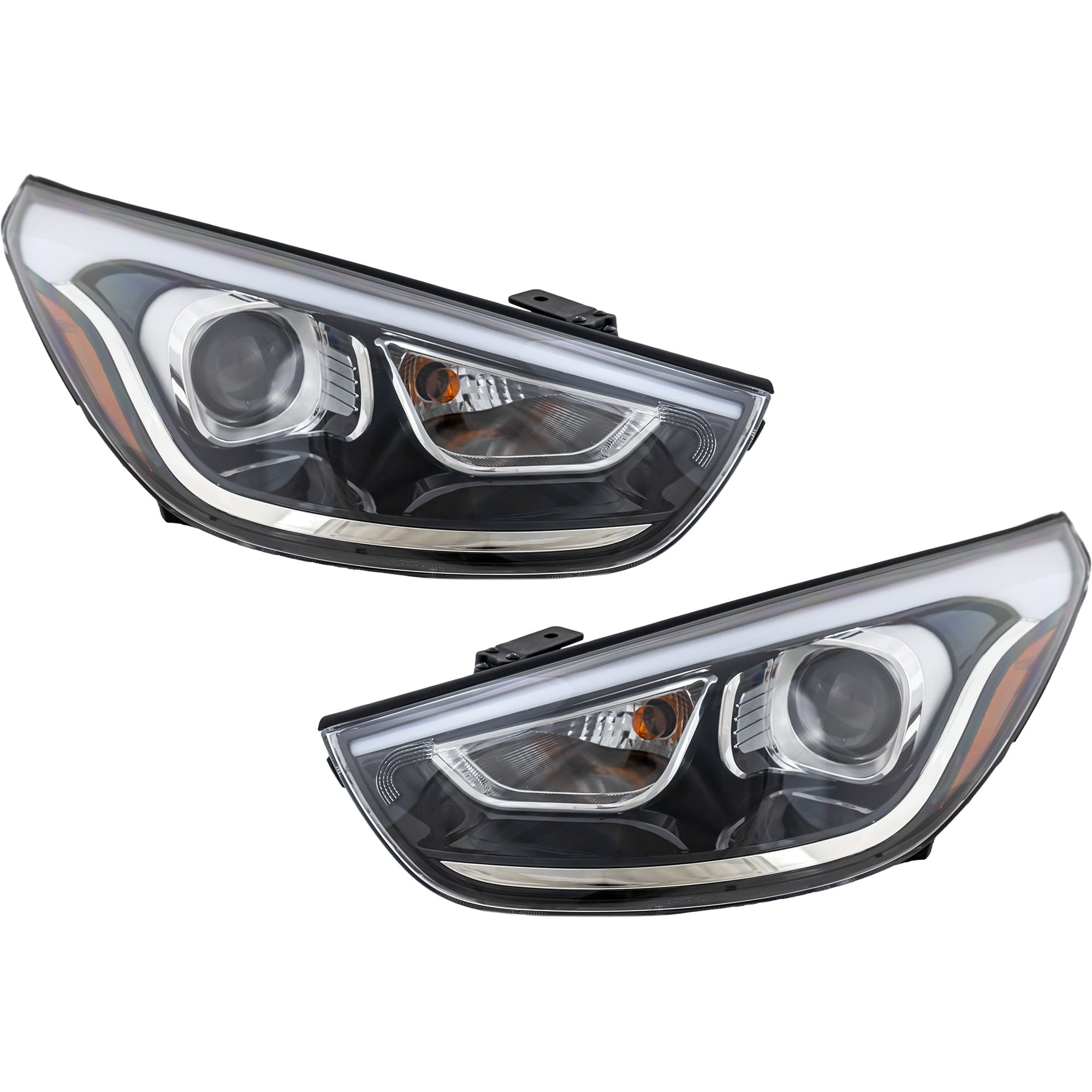Garage-Pro Driver and Passenger Side Headlight for Hyundai Tucson 2014 ...