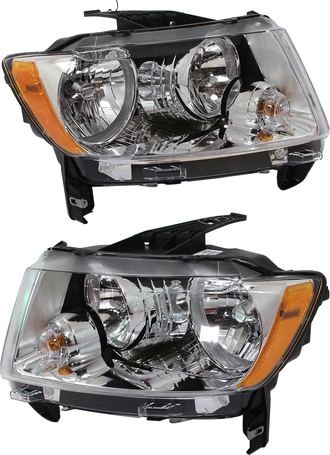 Garage-Pro Driver and Passenger Side Headlight for Jeep Compass 2011 ...