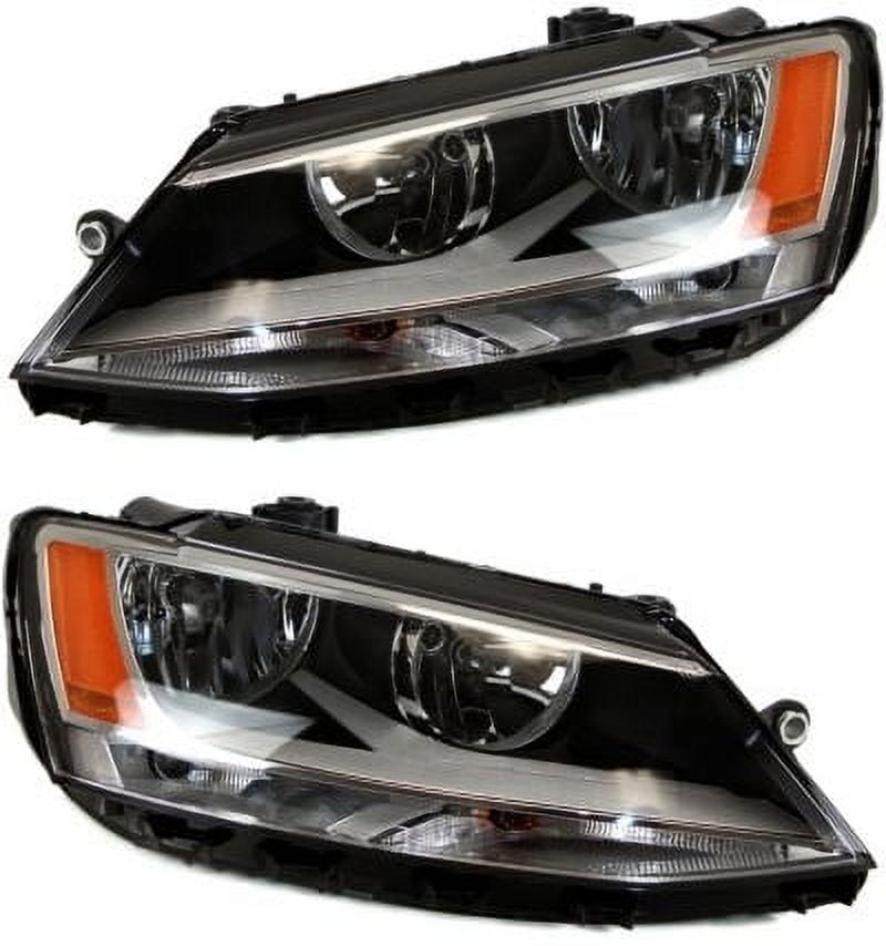 Garage-Pro Driver and Passenger Side Headlight for Volkswagen Jetta ...