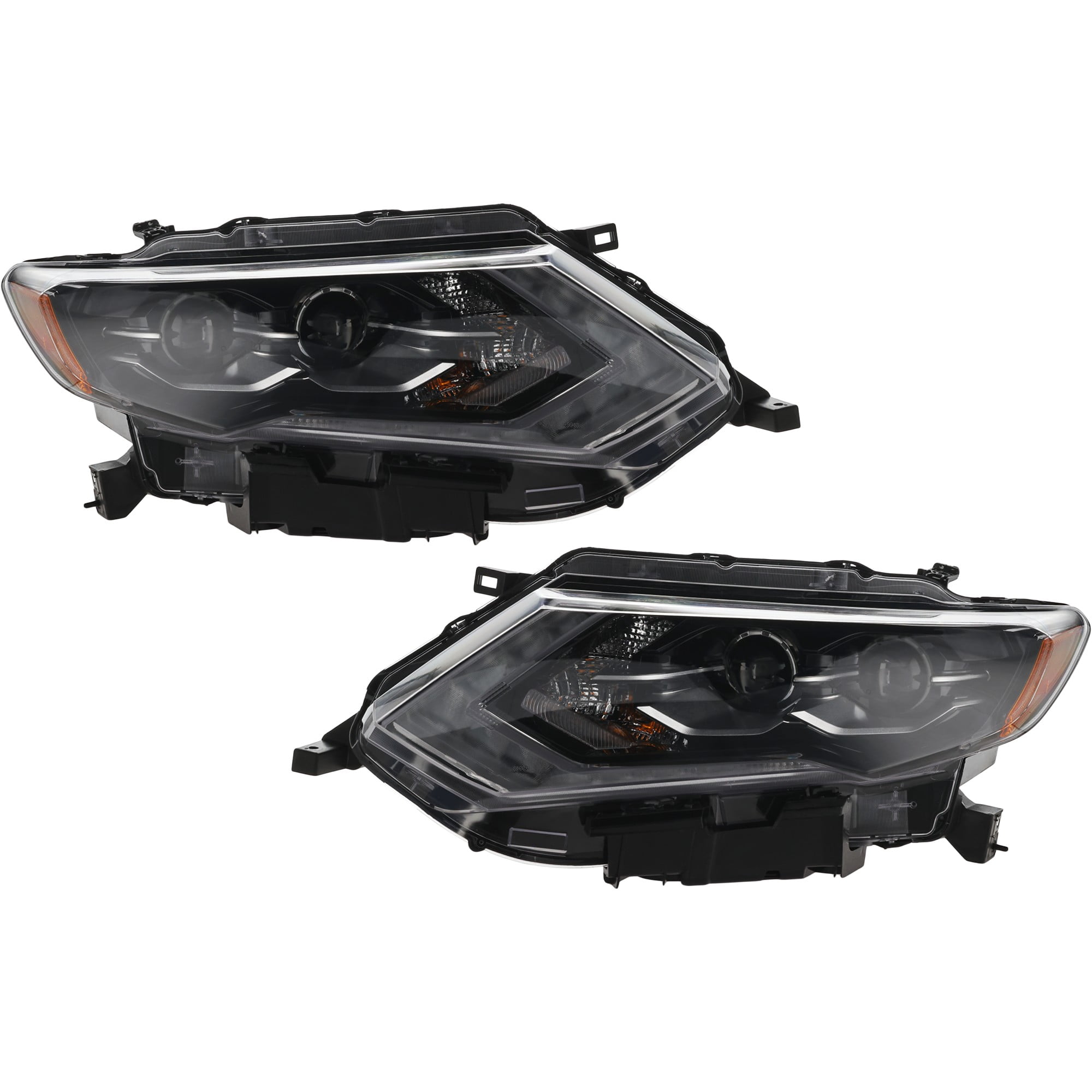 Garage-Pro Driver and Passenger Side LED Headlight for Nissan Rogue SL ...