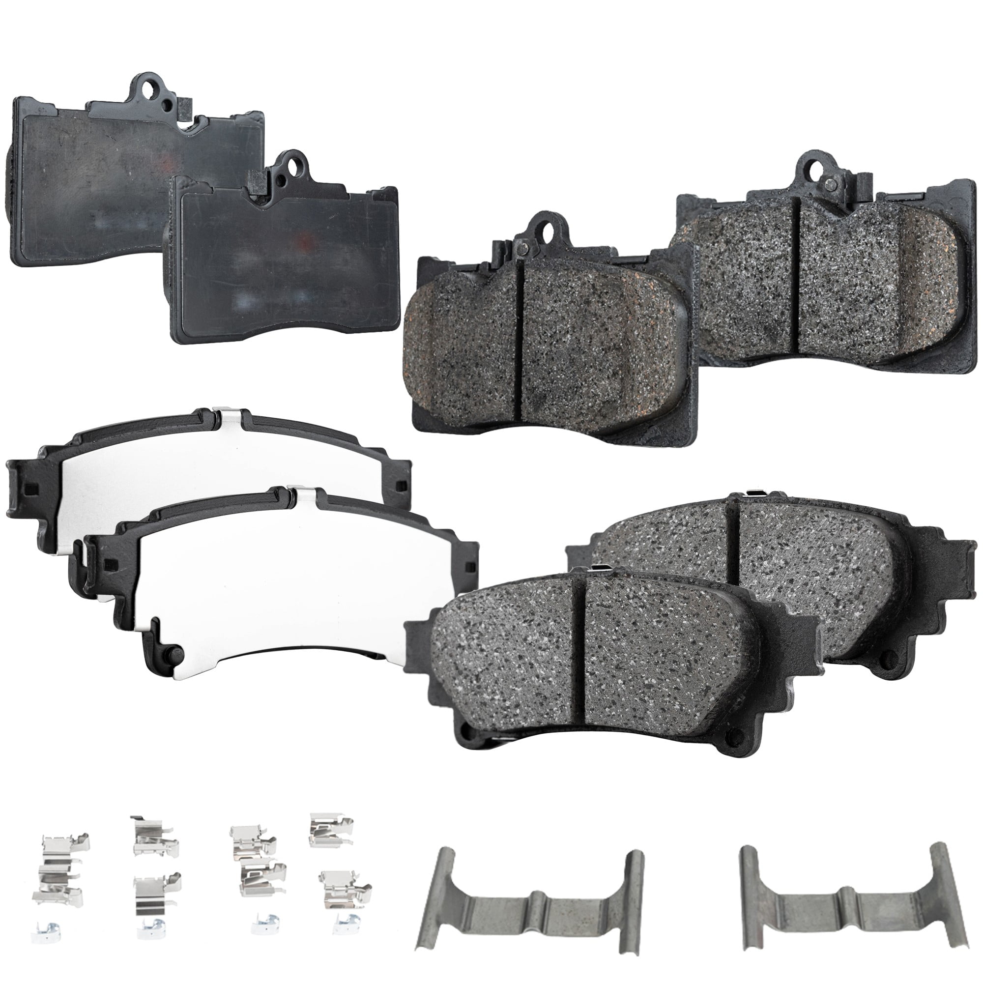 Garage-Pro Front and Rear Ceramic Disc Brake Pads Set Replacement for ...