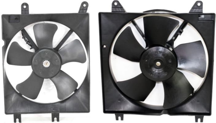 Garage-Pro Radiator Cooling Fan and A/C Condenser Cooling Fan Set of 2 ...