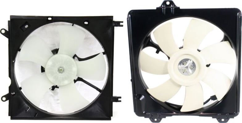 Garage-Pro Radiator Cooling Fan and A/C Condenser Cooling Fan Set of 2 ...