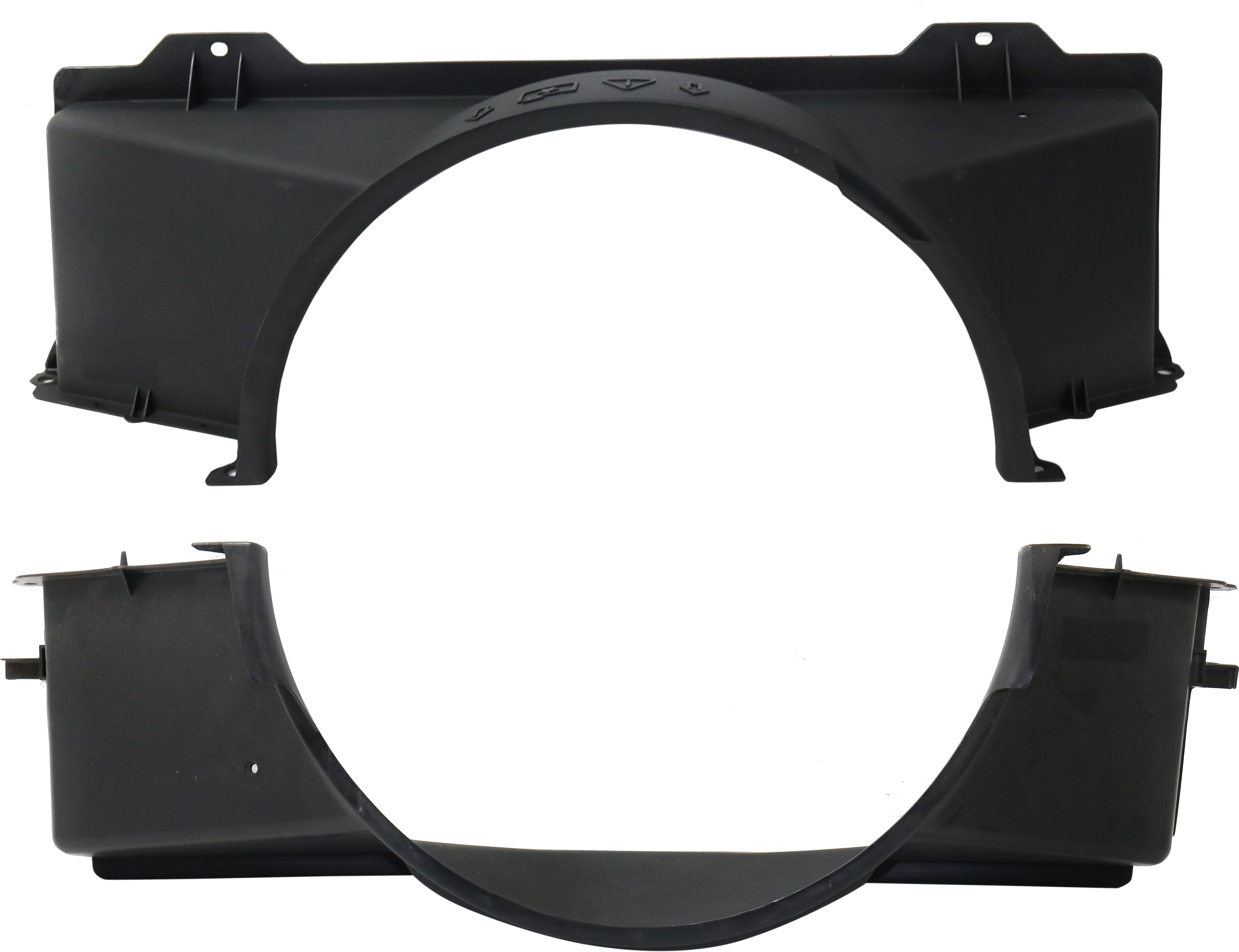 Garage-Pro Rear Fan Shroud Set of 2 Compatible With 1999-2004 Chevrolet ...